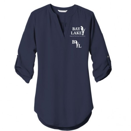 LW701 Port Authority ® Ladies 3/4-Sleeve Tunic Blouse | BAY LAKE ...